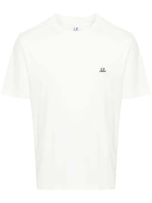 C.P. COMPANY Logo-embroidered T-shirt