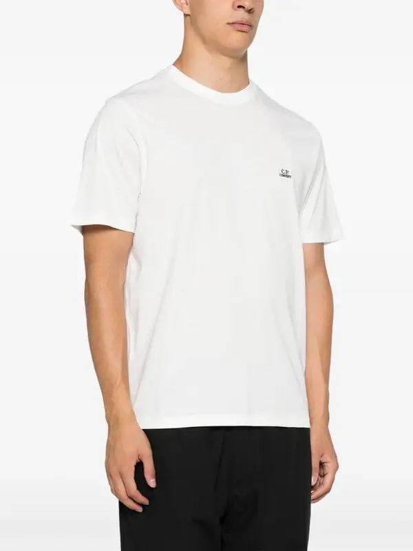 C.P. COMPANY Logo-embroidered T-shirt
