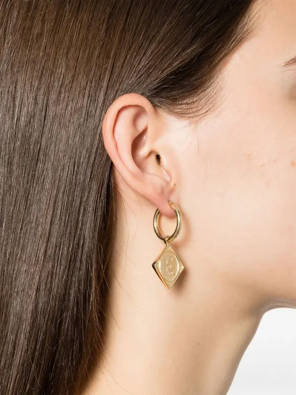 Lauren Rubinski 14k Yellow Bruno Diamond Single Earring