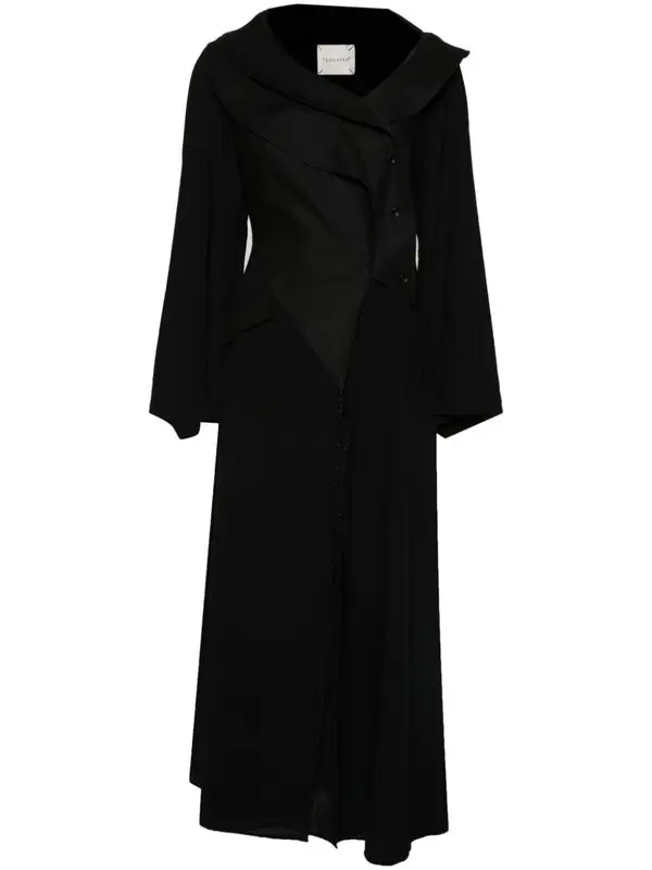 YEHUAFAN Asymmetric Maxi Dress