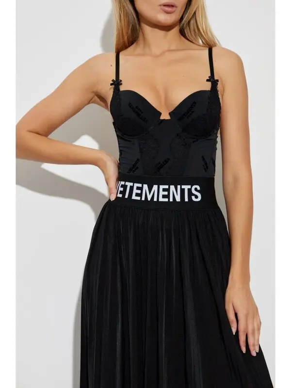 Vetements Logo-jacquard Top