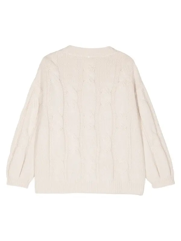 Lorena Antoniazzi Cable-knit Sweater - Neutrals