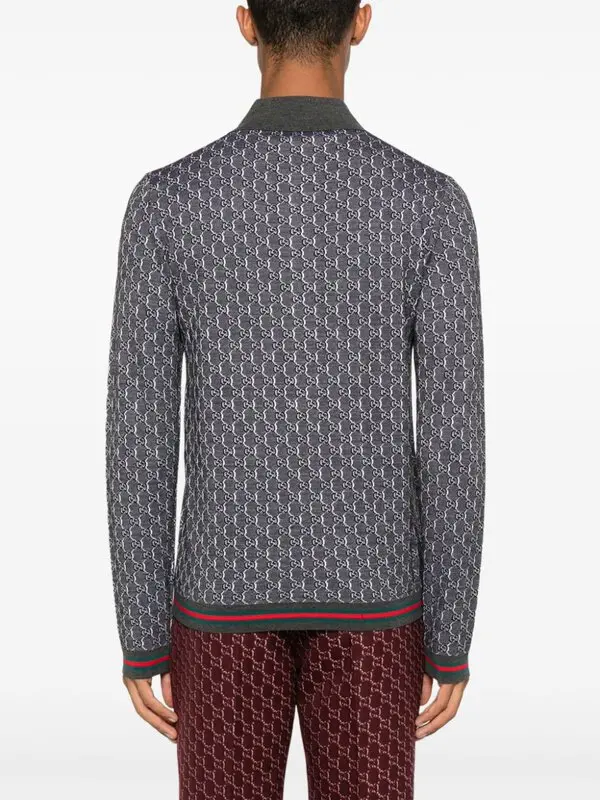 Gucci Gg Shadow Knitted Polo Shirt