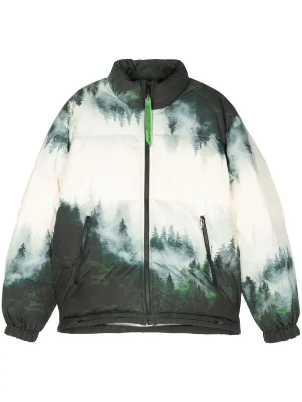 Undercover Logo-print Padded Jacket