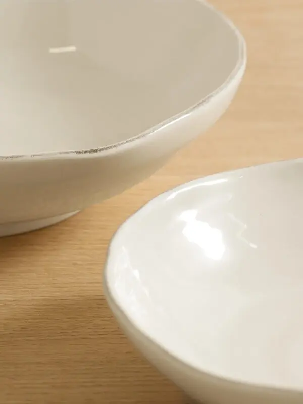 Brunello Cucinelli Set Of Two Glazed Ceramic Bowls