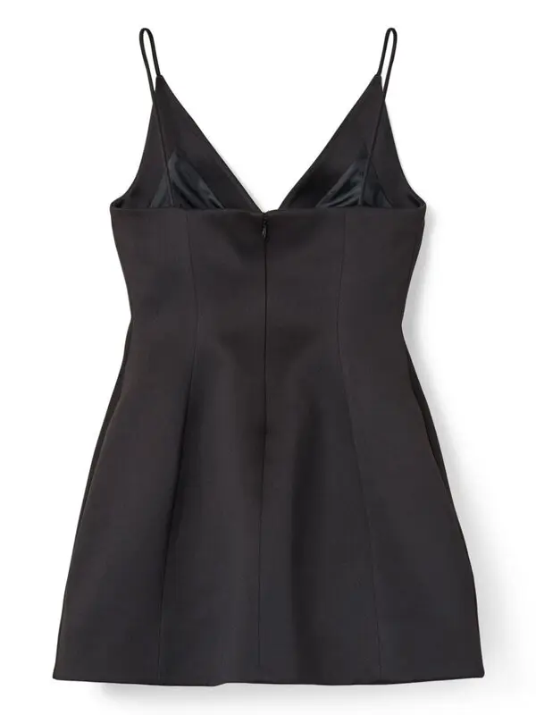 Marc Jacobs Satin Bow Mini Dress - Black