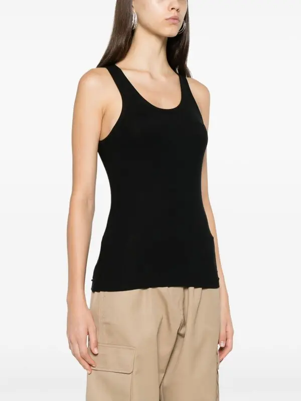 Coperni Logo-embroidered Tank Top - Black