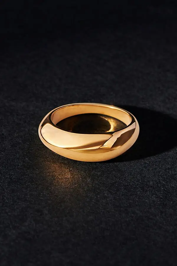MASLO Mi Domed Ring - Gold