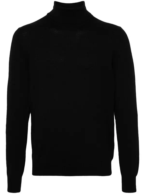 Tagliatore Virgin Wool Sweater - Black