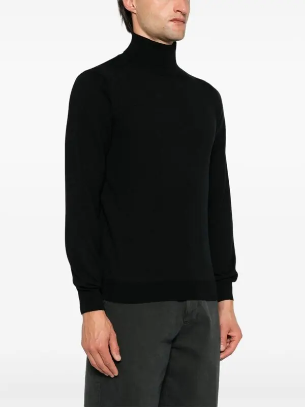 Tagliatore Virgin Wool Sweater - Black