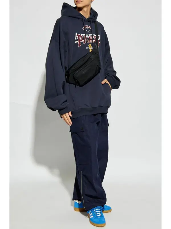 Vetements Logo Embroidered Hoodie