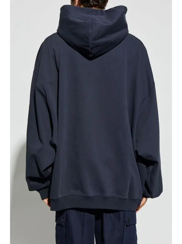 Vetements Logo Embroidered Hoodie