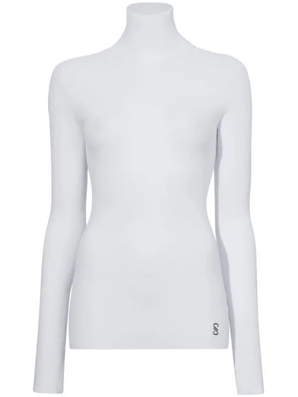 Proenza Schouler Ribbed Knit Jumper - White