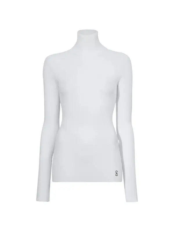 Proenza Schouler Ribbed Knit Jumper - White