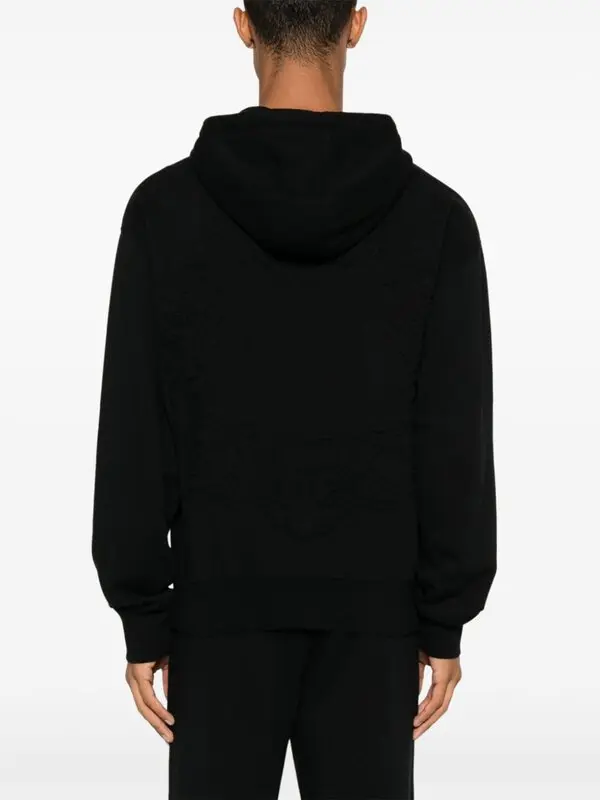Givenchy Logo-embossed Hoodie - Black