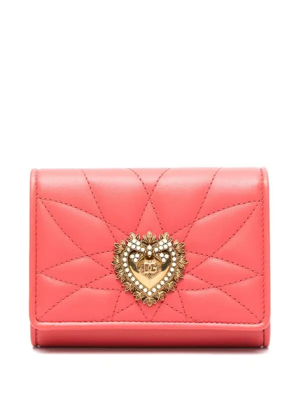 Dolce & Gabbana Sacred Heart-plaque Wallet - Red
