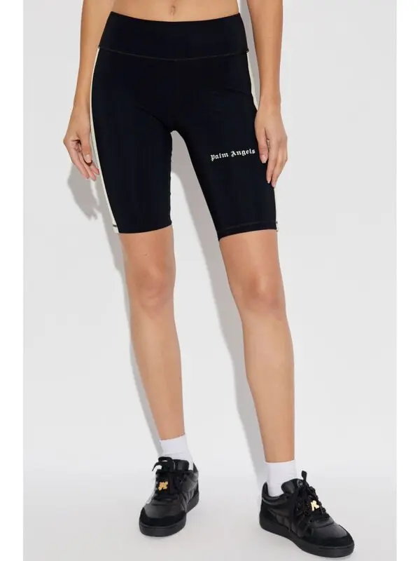 Palm Angels Logo Cycling Shorts