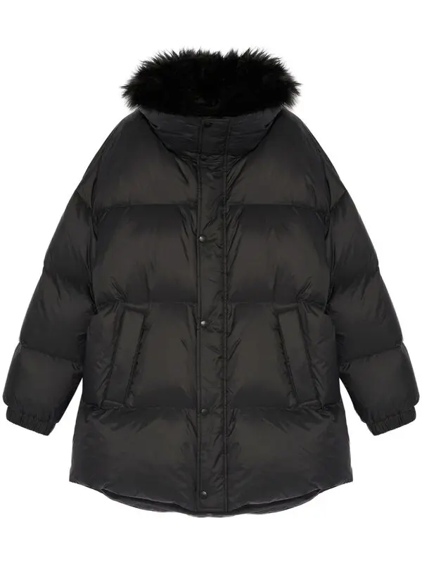 YVES SALOMON Padded Coat - Black