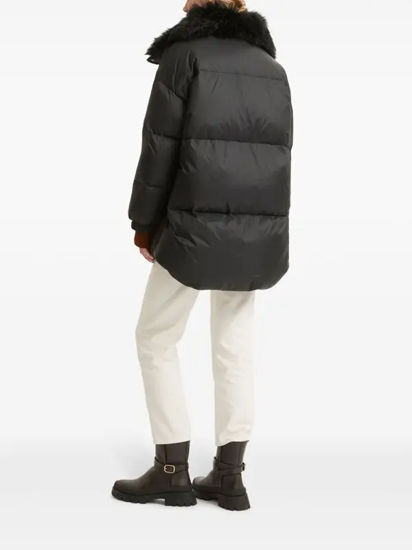 YVES SALOMON Padded Coat - Black
