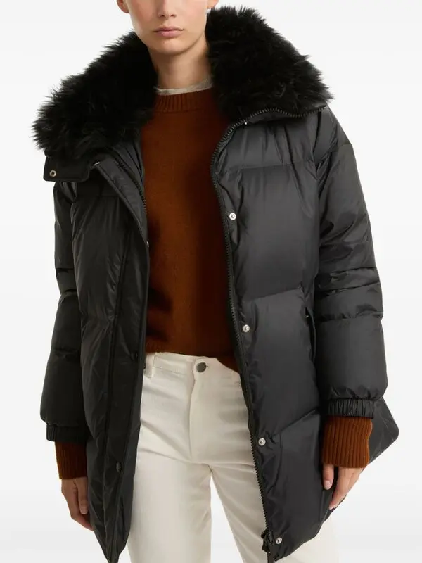 YVES SALOMON Padded Coat - Black