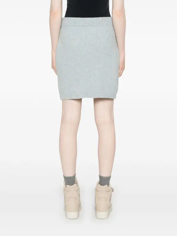 ALLUDE Marl-knit Mini Skirt