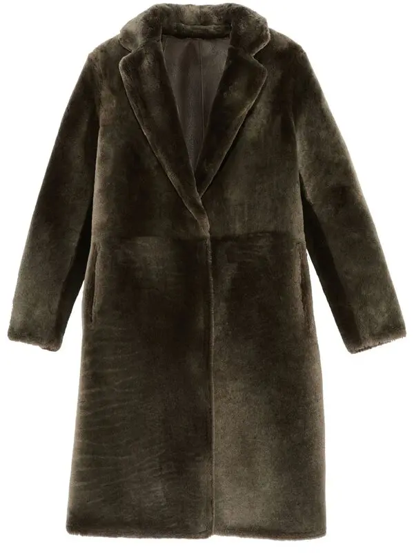 YVES SALOMON Shearling Coat - Grey