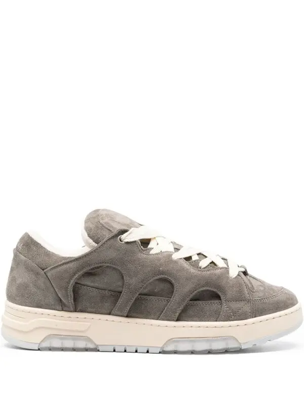 SANTHA Suede Sneakers - Grey