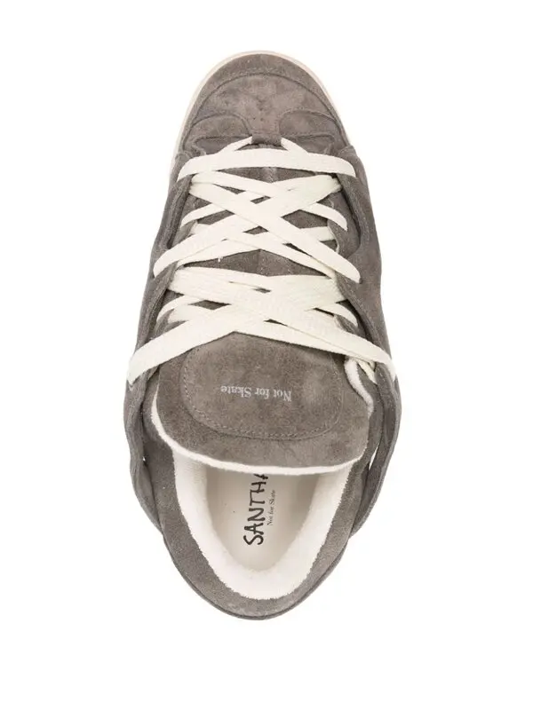 SANTHA Suede Sneakers - Grey