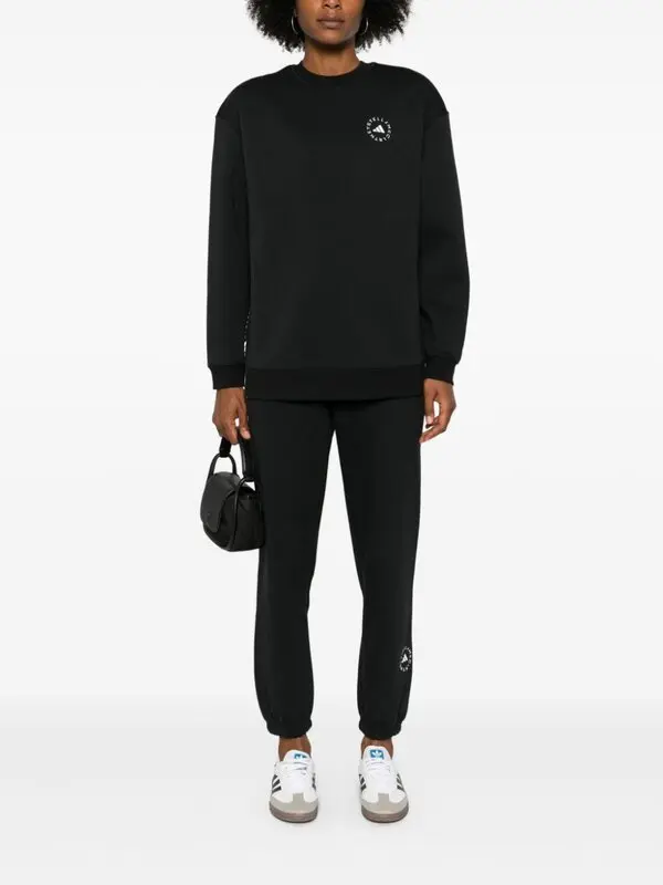 Adidas By Stella McCartney Loose Sweat Trousers - Black