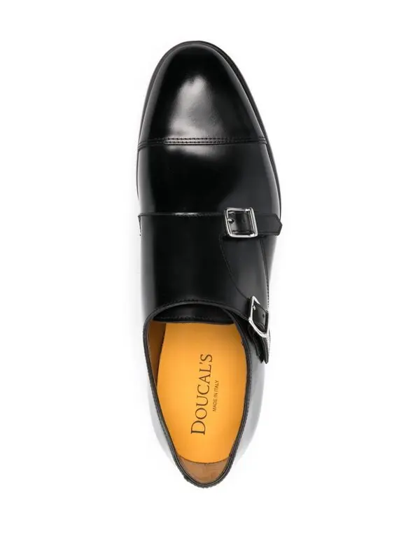 DOUCAL'S Leather Monk Shoes