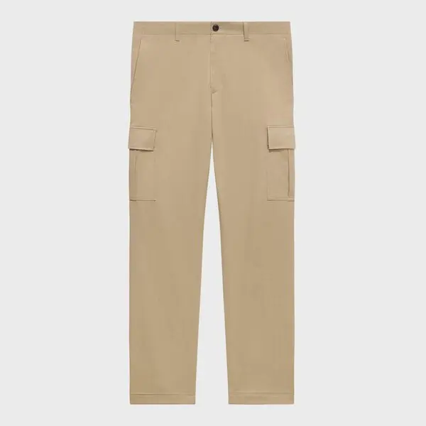 Theory Straight Cargo Pant In Stretch Cotton Twill