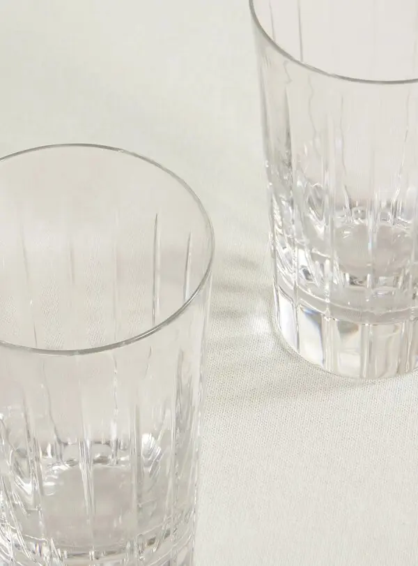 Christofle Iriana Set Of Two Crystal Highball Glasses