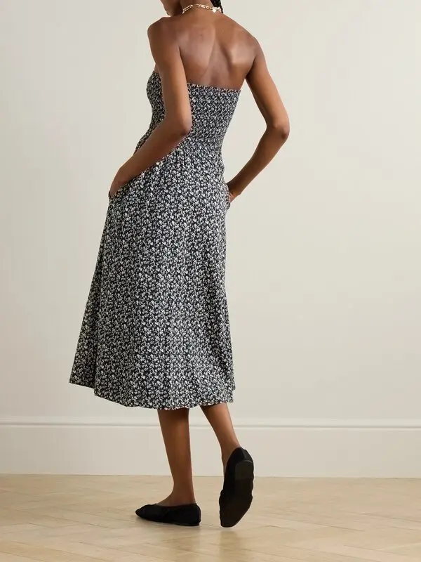 Veronica Beard Cornelia Strapless Midi Dress