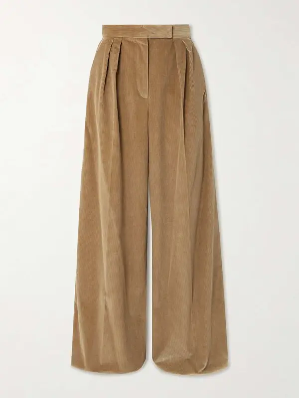 Max Mara Gilly Pleated Wide-leg Pants