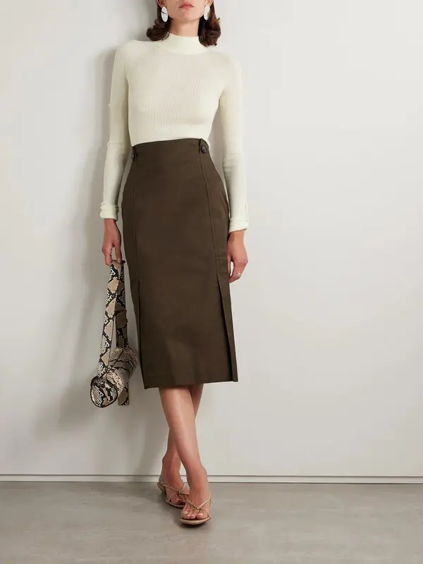 Unknown Sasuphi Lupetto Ribbed Cashmere And Silk-blend Sweater