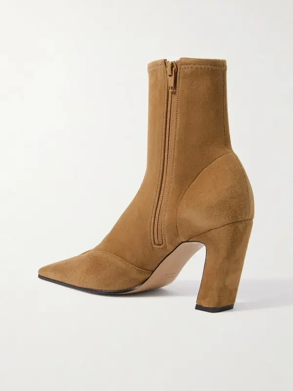 Khaite Nevada Ankle Boots - Brown
