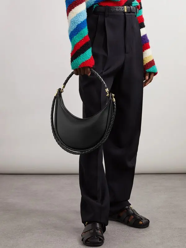 Bottega Veneta Hula Hoop Medium Leather Shoulder Bag