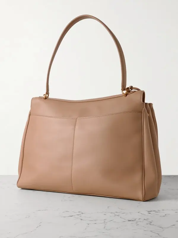 Balenciaga Rodeo Large Leather Shoulder Bag - Neutrals