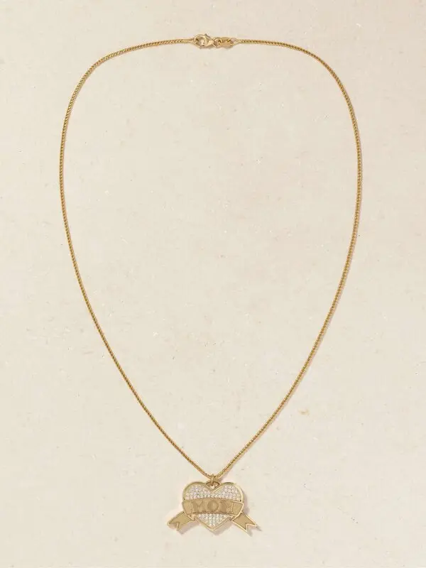 Established Mom Tattoo Diamond Necklace