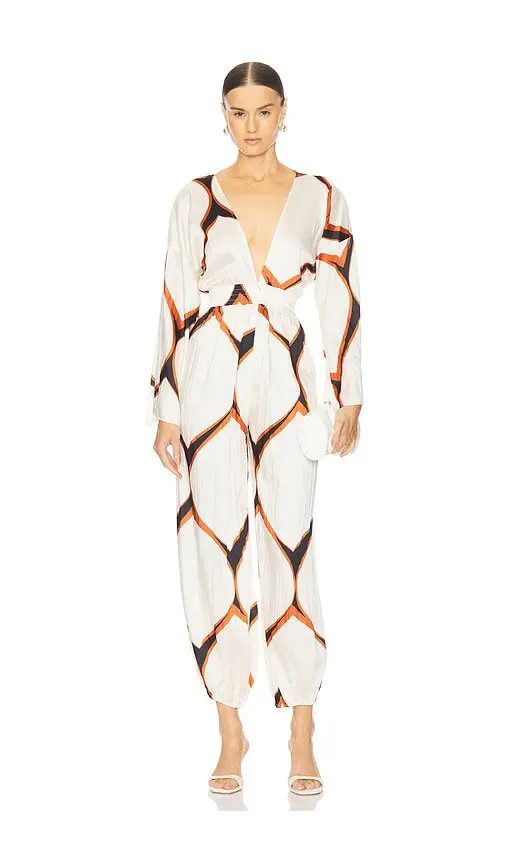 Misa Amina Jumpsuit - Cream