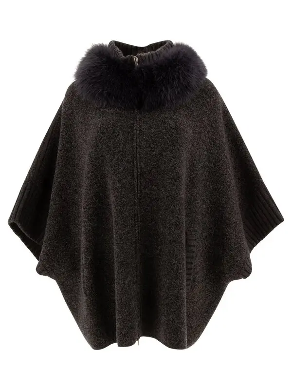GIOVI Wool And Cashmere Poncho