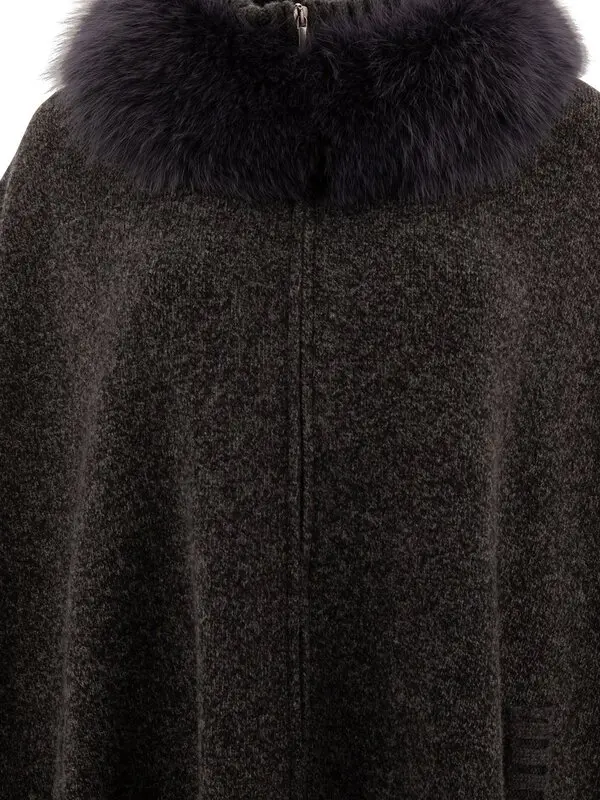 GIOVI Wool And Cashmere Poncho