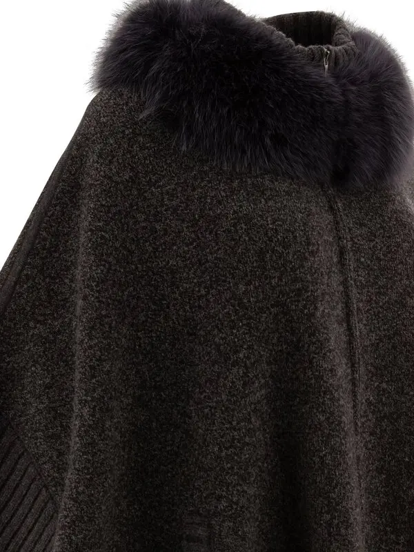 GIOVI Wool And Cashmere Poncho