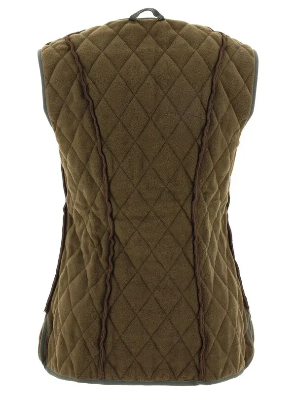 Barbour Betty Quilted Vest Jacket - Green