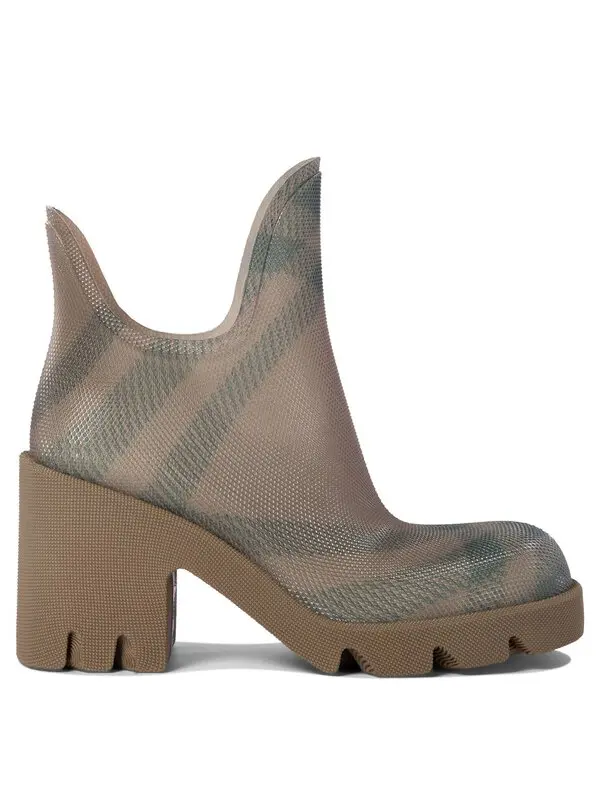 Burberry Marsh Check Ankle Boots