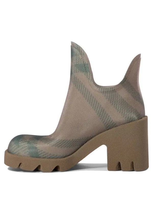 Burberry Marsh Check Ankle Boots