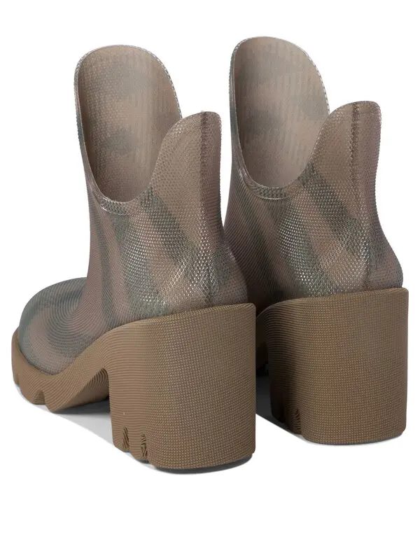Burberry Marsh Check Ankle Boots