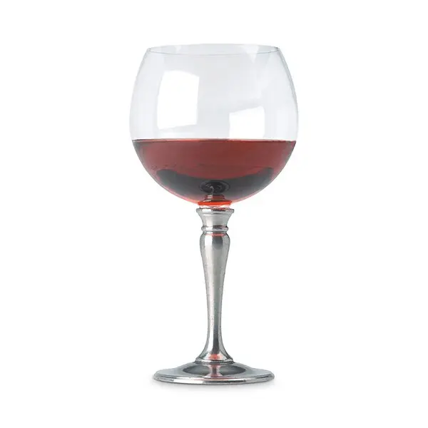 MATCH Classic Balloon Crystal Wine Glass - Pewter