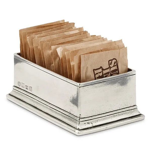 MATCH Sugar Packet/business Card Holder - Pewter