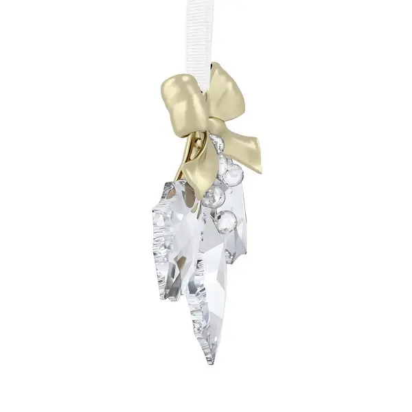 SWAROVSKI Holiday Magic Holly Leaves Ornament With Crystal Berries